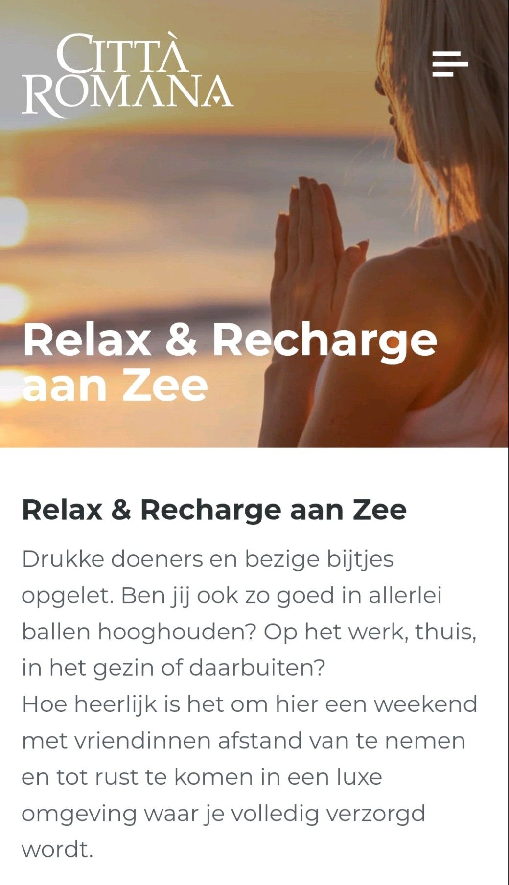 Vriendinnen Wellnessweekend Relax & Recharge aan Zee - Rustpunt ...